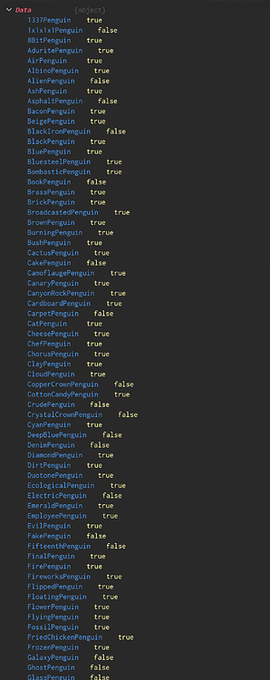 Cannot store dictionary in DataStore - Scripting Support - Developer ...