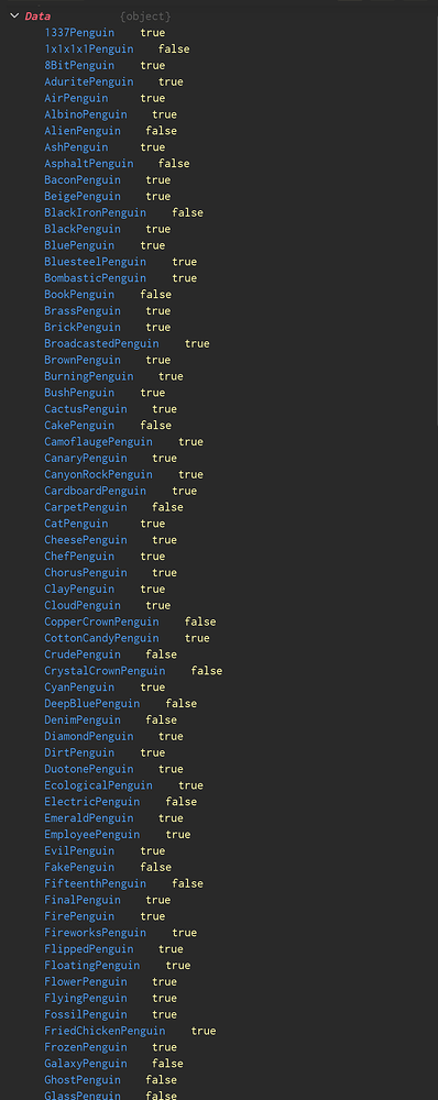 Cannot store dictionary in DataStore - Scripting Support - Developer ...