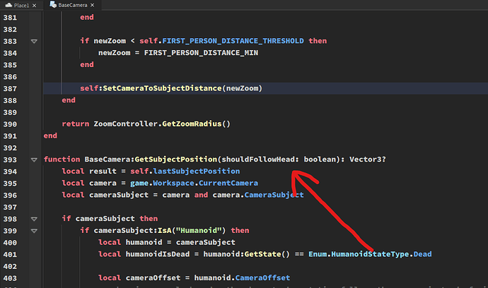 Shiftlock ruins humanoid camera offset script? - Scripting Support - Developer Forum | Roblox