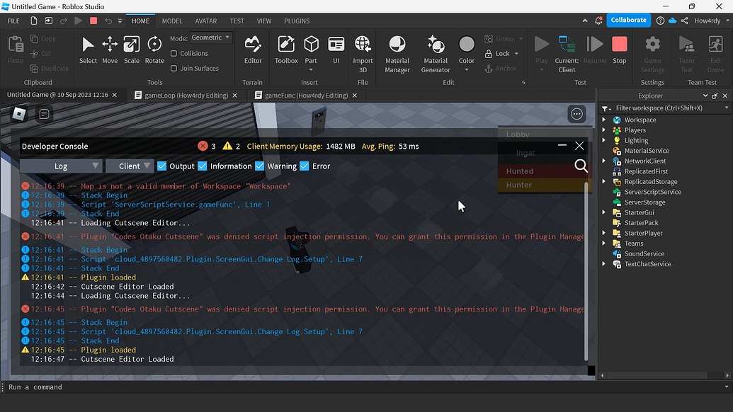 Infinite Yield Possible At: Workspace:WaitForChild("Map") - Scripting Support - Developer Forum ...