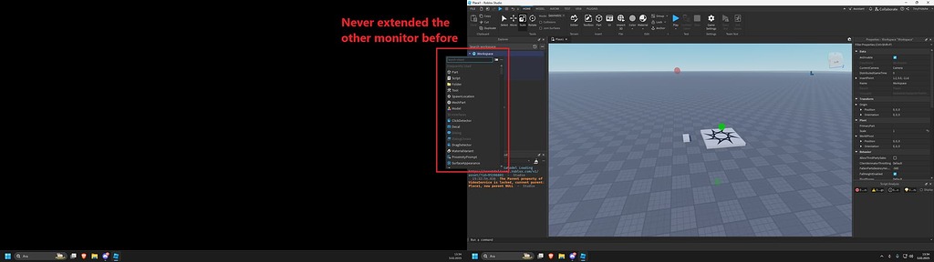 Roblox Studio "Context Menu" extends to the other monitor, after the update - Platform Usage ...