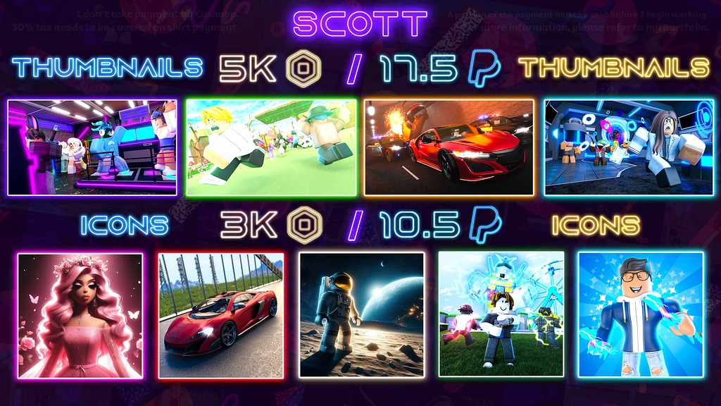 Scott | GFX Designer - Portfolios - Developer Forum | Roblox