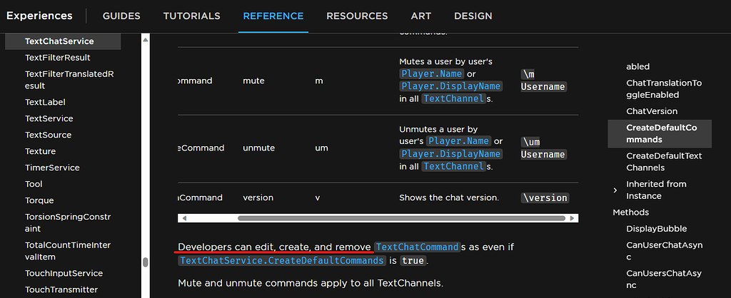 Removing and editing default commands (TextChatService) - Scripting ...