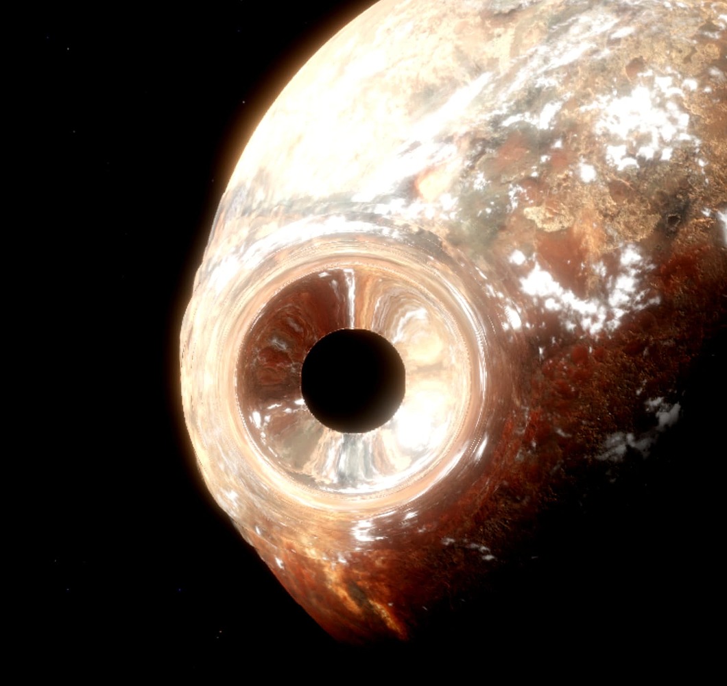 Black hole light distortion effect - Building Support - Developer Forum ...