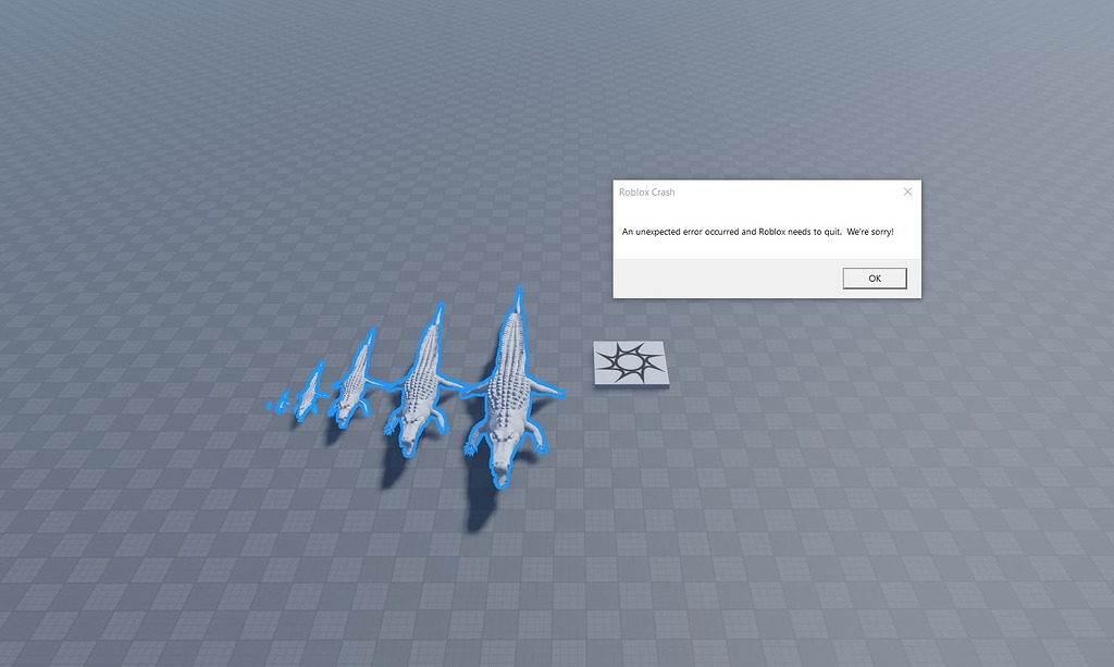 Asset Movement Sudden Studio Crash - Studio Bugs - Developer Forum | Roblox Asset Movement Sudden Studio Crash - Studio Bugs - Developer Forum | Roblox