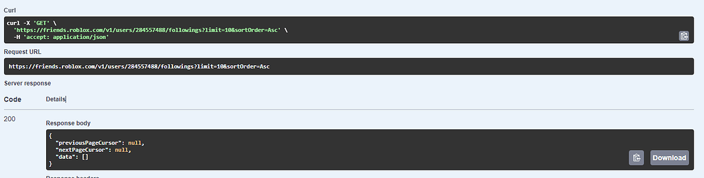 Roblox Friends API - Scripting Support - Developer Forum | Roblox