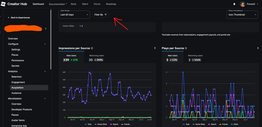 Is there a way to see analytics about players' devices - Platform Usage ...