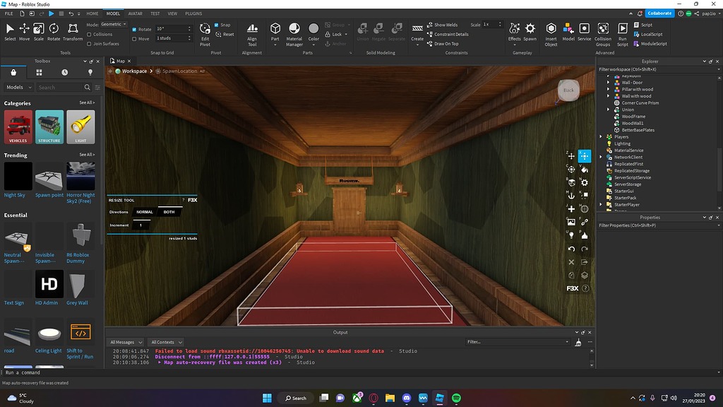 Hallway I made, need opinions (and whether I should keep the style ...