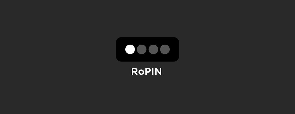 RoPIN - Verify client identity via numeric PIN - Community Resources ...