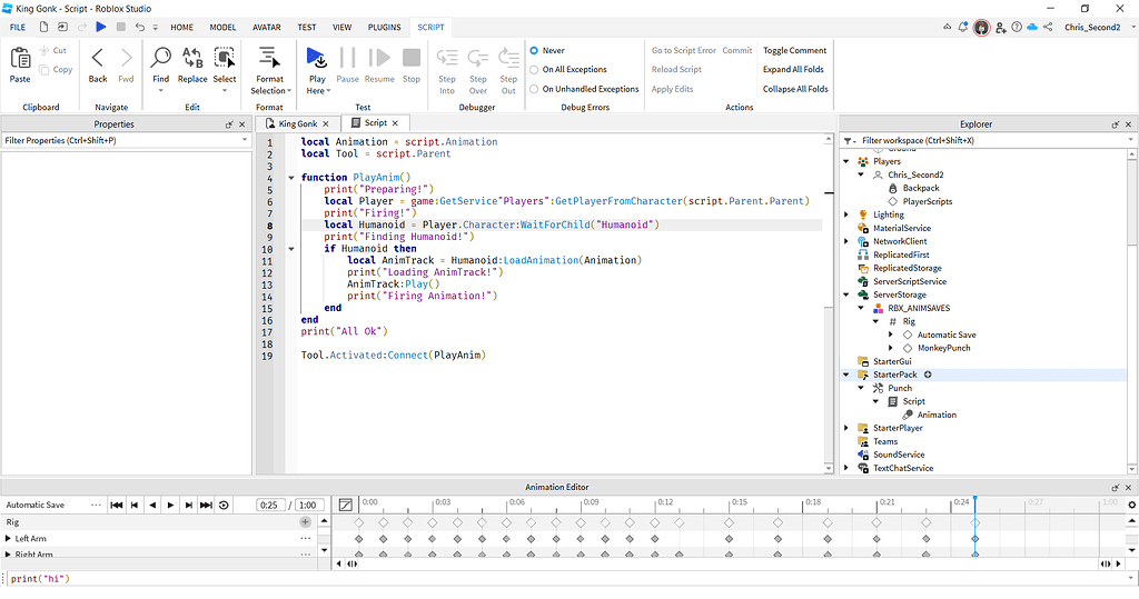 Broken Animations - Scripting Support - Developer Forum | Roblox