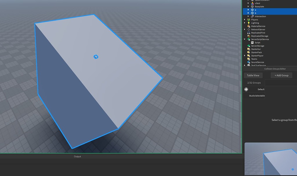 IntersectOperation not working the same as the manual equivalent ...