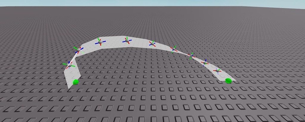 How do i get the CFrame rotation along a beam using the CFrame rotation ...