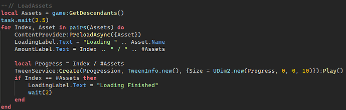 StreamingService messing with custom loading screen? - Scripting Support - Developer Forum | Roblox