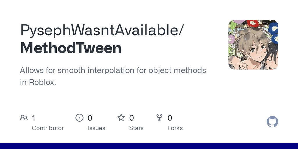 MethodTween - a library for tweening object methods, with 1-to-1 parity ...