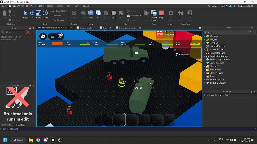 AlignOrientation wont edit via LocalScript - Scripting Support ...