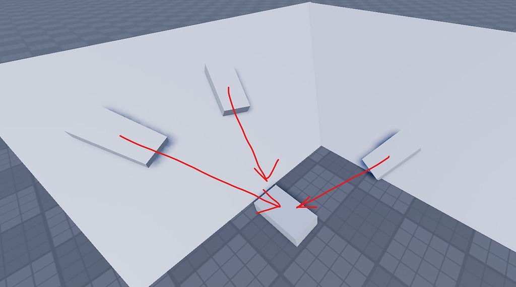 How would I rotate parts along vector to face towards another part - Scripting Support ...