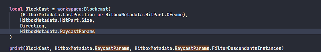 RaycastParams don't work with Blockcasts? - Scripting Support - Developer Forum | Roblox