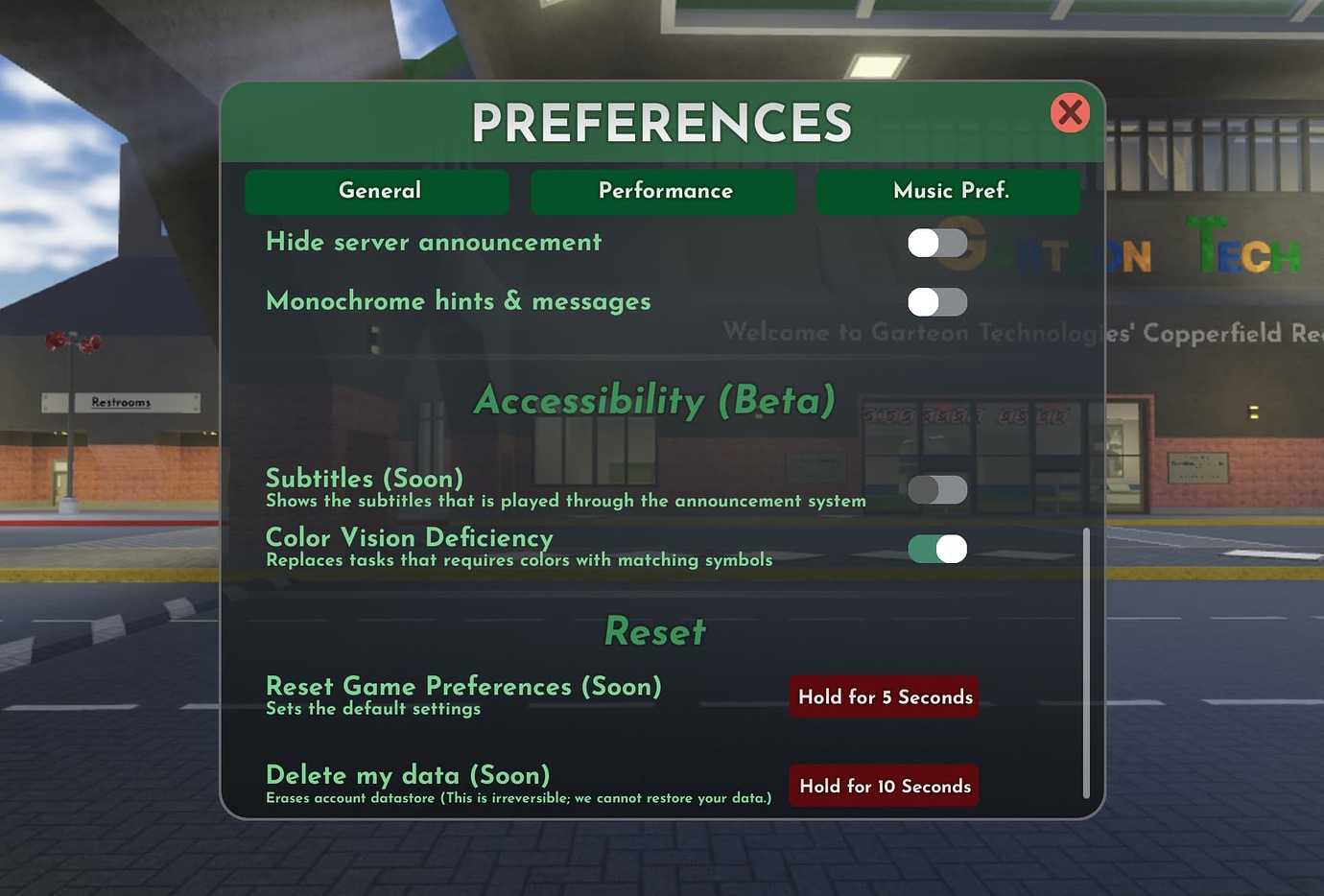 GT Copperfield Recreational Laboratories - Version 2.1 Change log ...