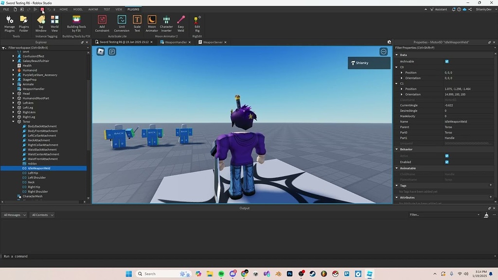 Motor6d.CurentAngle Changing after Animation Plays - Scripting Support - Developer Forum | Roblox