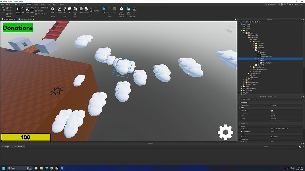Player Teleporting When Falling To A Part Jumping Onto A Part Scripting Support Developer