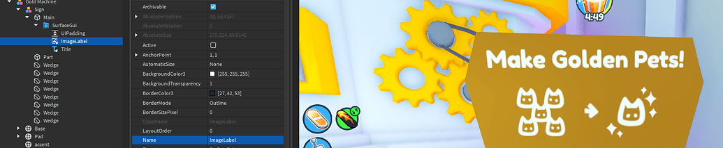 UI elements become permanently selected with the rectangular selection ...