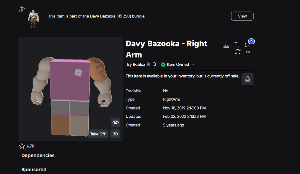 The Davy Bazooka Left and right arms both copy some of the colors from ...