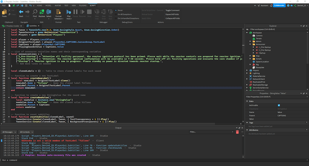 Captions | Not cloning on 2nd try - Platform Usage Support - Developer ...