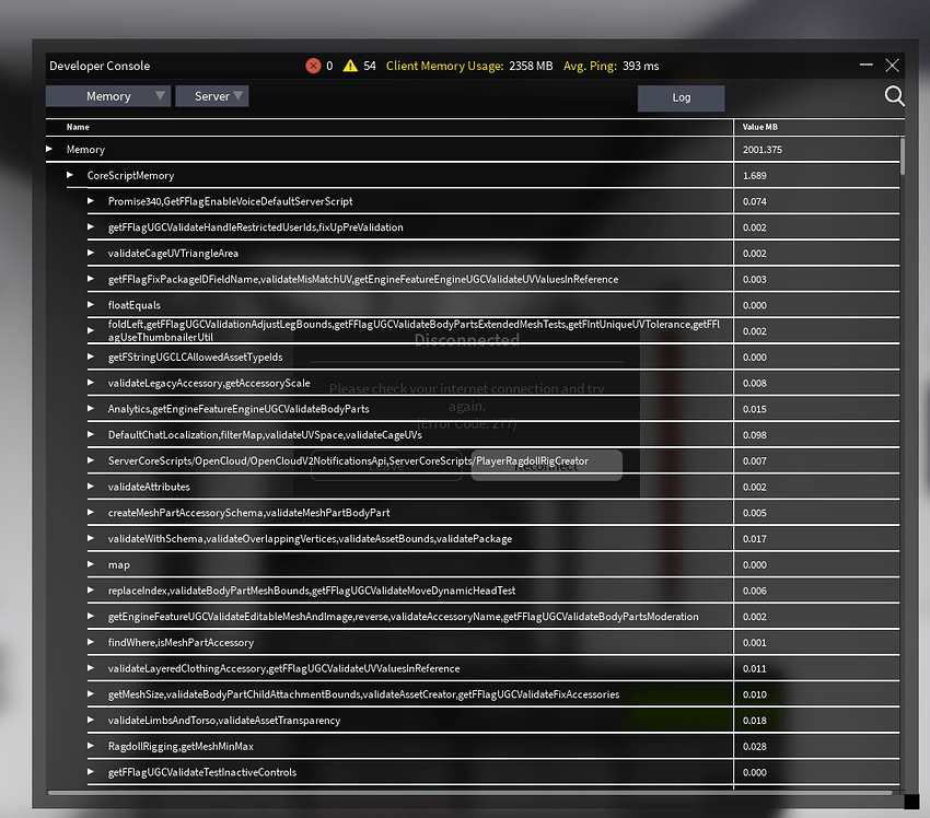 Server crashes randomly at different memory - Scripting Support - Developer Forum | Roblox