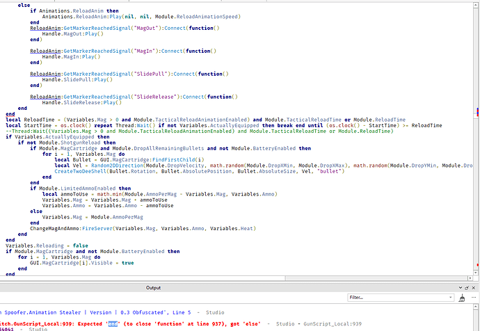 Weird Scripting Error, please help! - Scripting Support - Developer Forum | Roblox