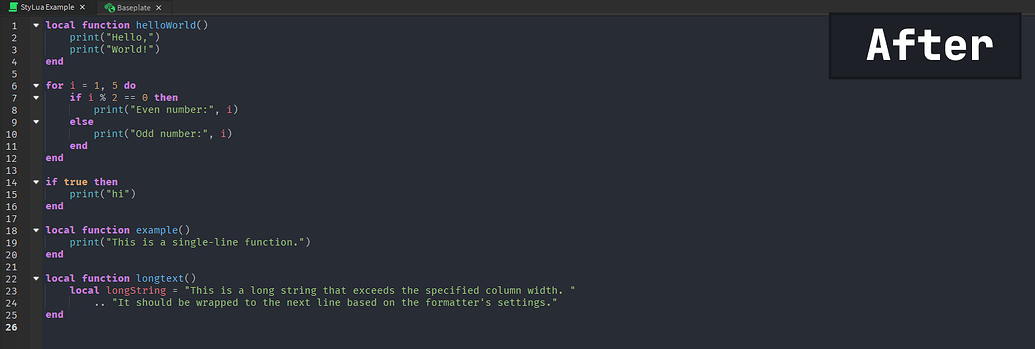 StyLua-Roblox: Roblox Plugin For StyLua Formatter - Community Resources ...