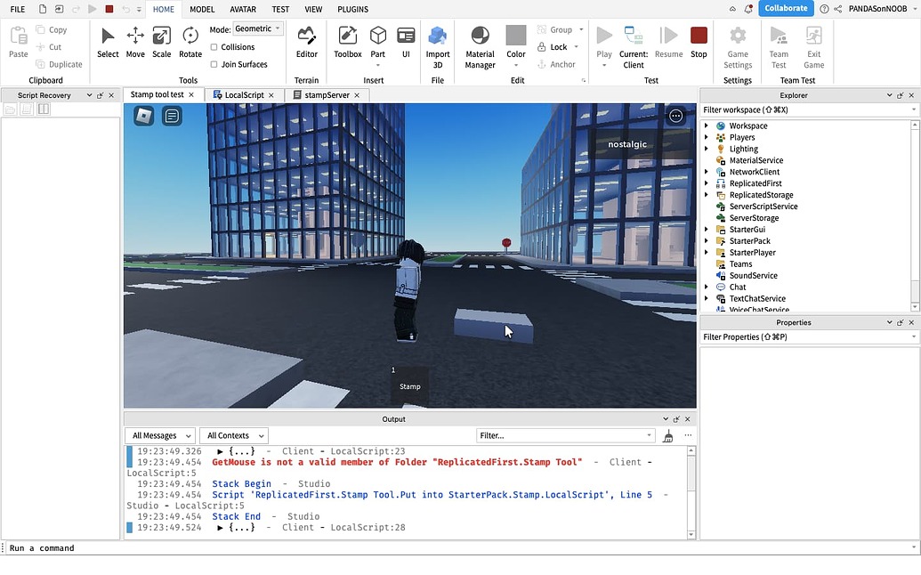 How to make part "collide" when dragged by mouse - Scripting Support - Developer Forum | Roblox