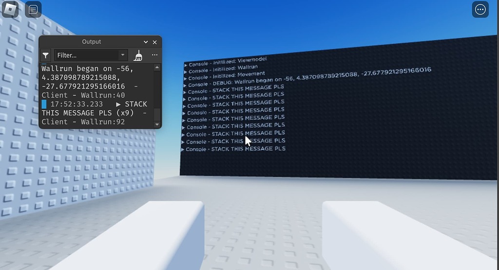 How Would I Simulate Robloxs Output Stacking Scripting Support Developer Forum Roblox