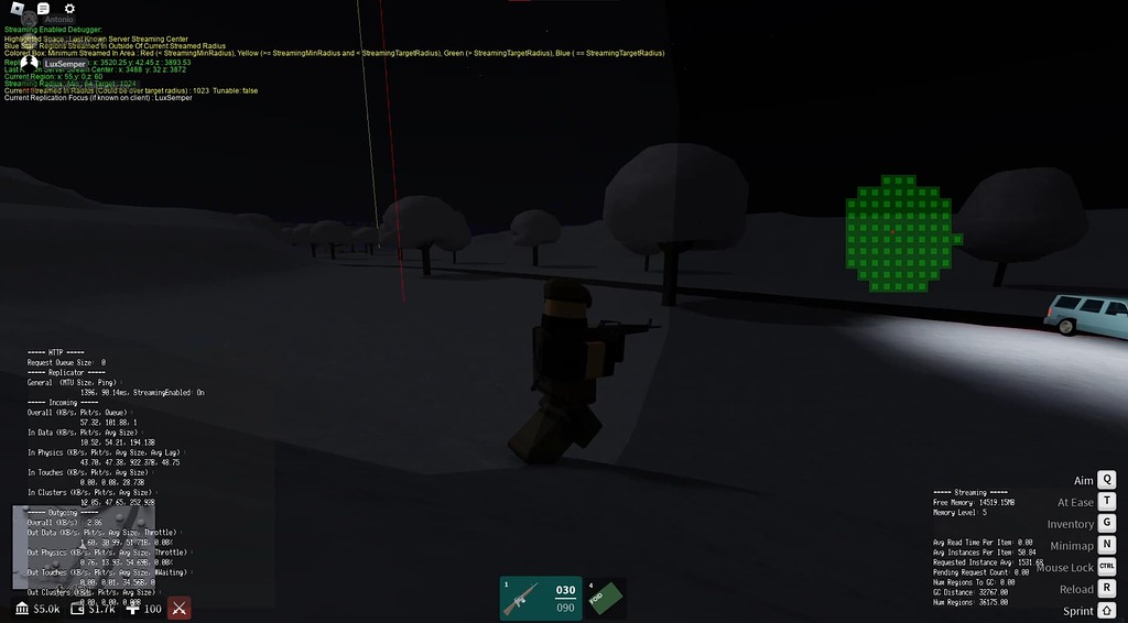 Streaming Enabled Debugger Appearance - Platform Usage Support - Developer Forum | Roblox