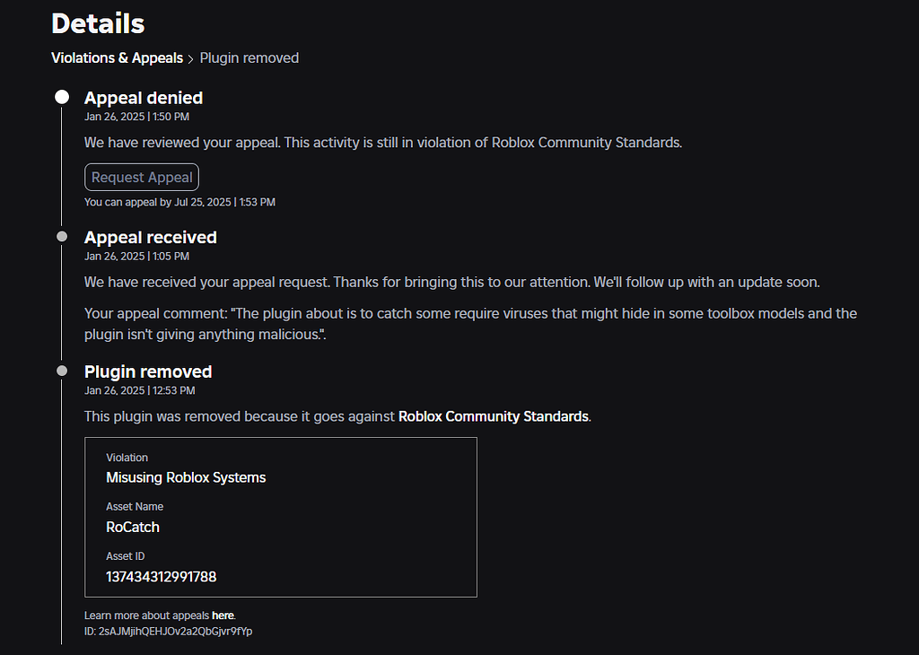False positive causing plugin deletion - Catalog Asset Bugs - Developer ...