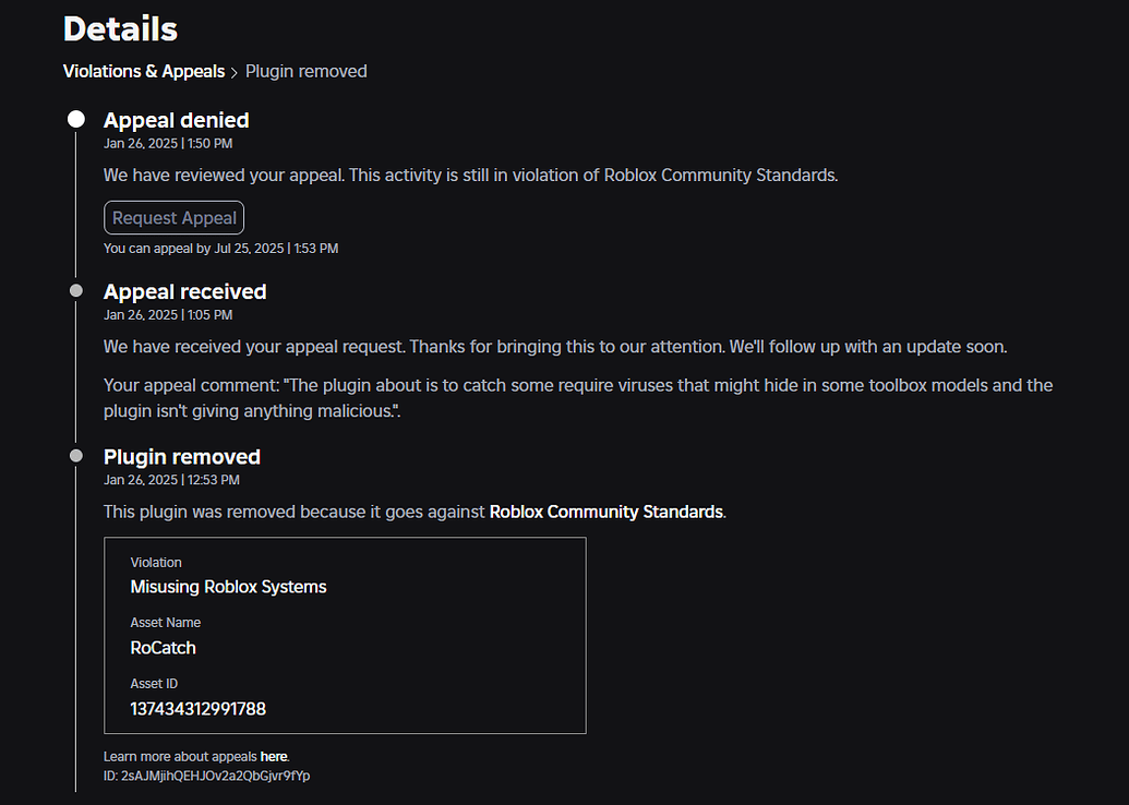 False positive causing plugin deletion - Catalog Asset Bugs - Developer ...