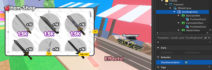 ImageLabels inside of ScrollingFrame appear out of Frame when rotated - Art Design Support ...