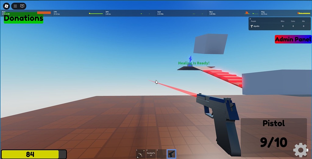 Extremely Inaccurate Laser Beam When Player Misses Pistol Raycast Scripting Support 