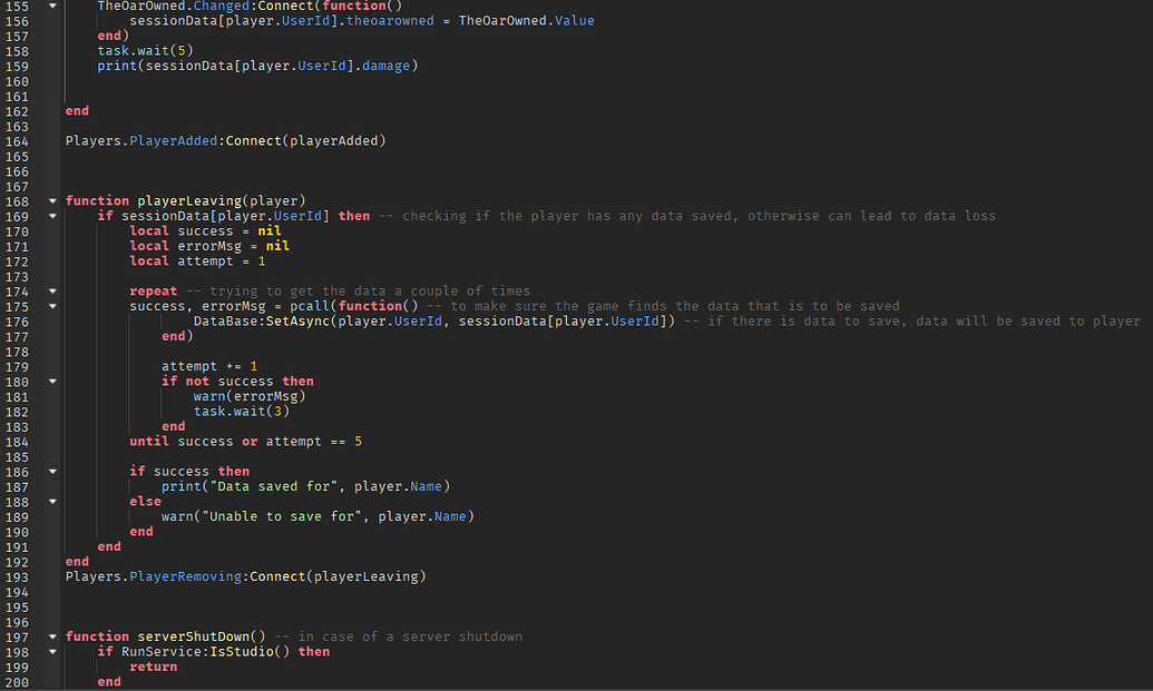 Datastore not working - Scripting Support - Developer Forum | Roblox