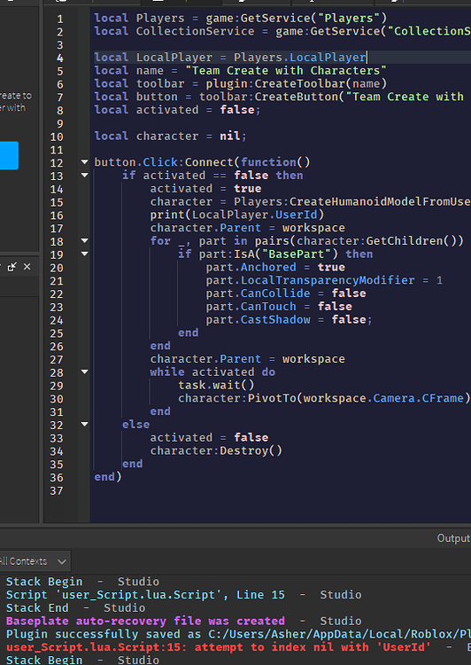 Editing Client Side On Studio - Scripting Support - Developer Forum | Roblox