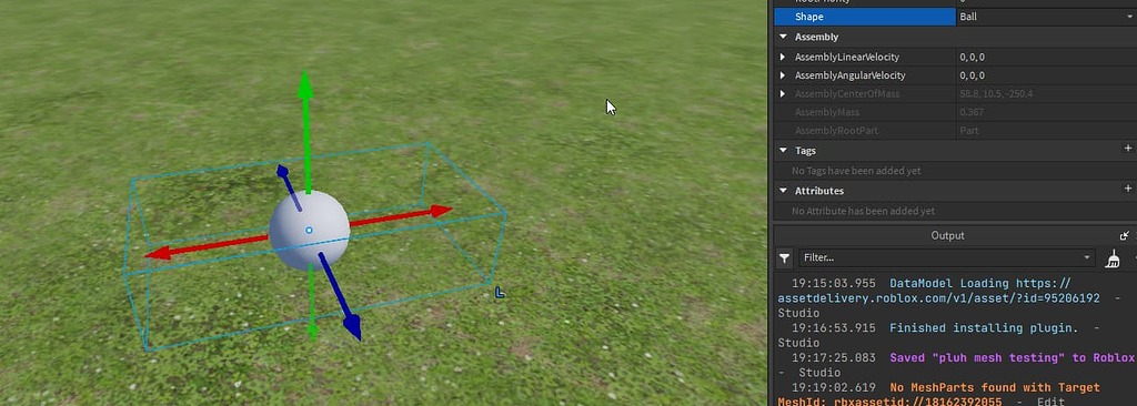 Exporting OBJ non-uniform ball part produces wrong results - Studio Bugs - Developer Forum | Roblox