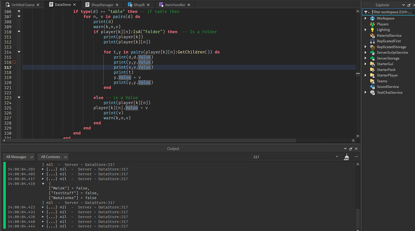 Help with loading data - Scripting Support - Developer Forum | Roblox