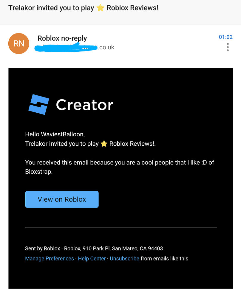 Email notifications for Team Create invites - Announcements - Developer ...