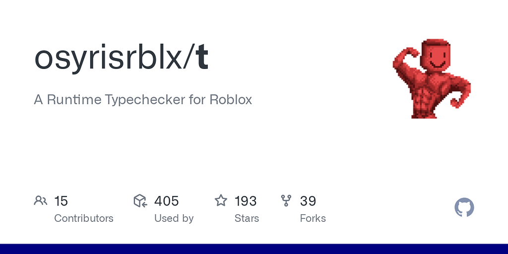 "t" - A Runtime Type Checker for Roblox - Community Resources ...