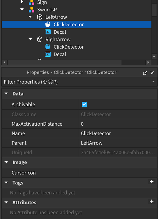 Click Detectors not being created in roblox typescript - Scripting Support - Developer Forum ...