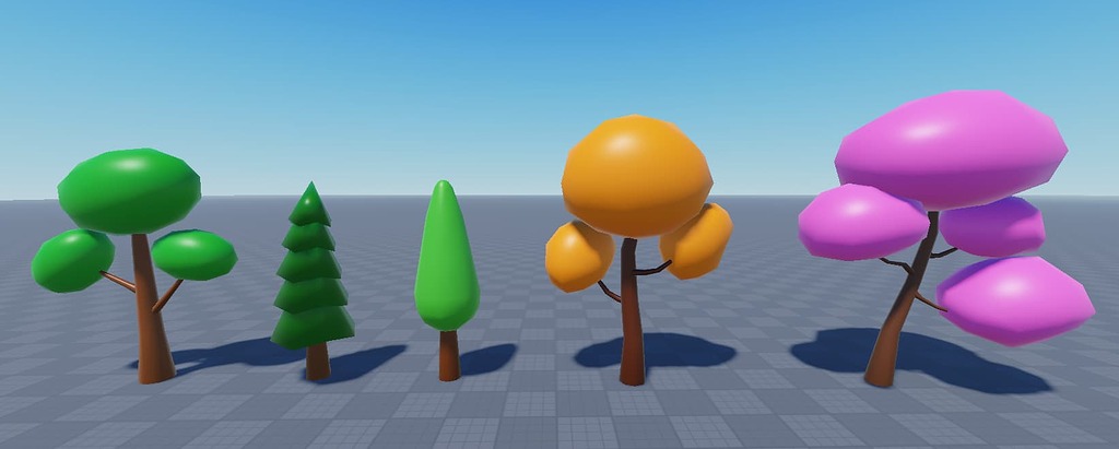 Thoughts for my Low Poly Trees - Creations Feedback - Developer Forum ...
