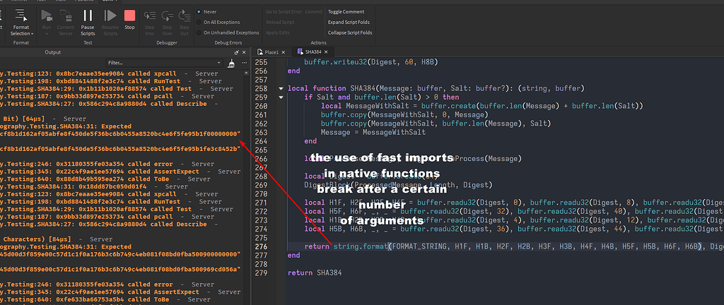 Codegen changes arguments when a function is called through fast import - Other Bugs - Developer ...