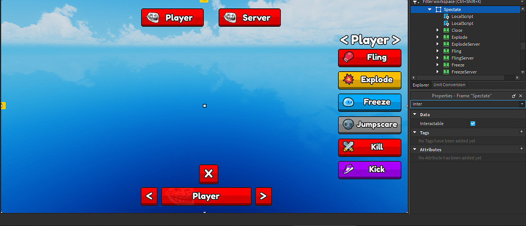 Transparent frames are selectable? - Art Design Support - Developer Forum | Roblox