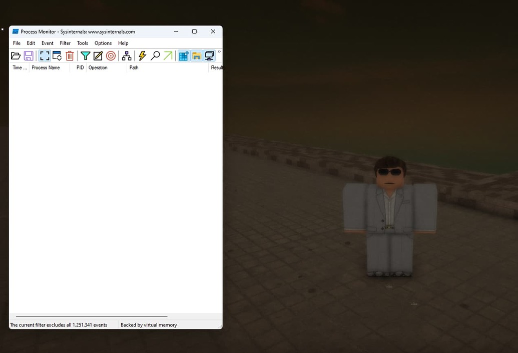 "Process Monitor (Procmon) must be unloaded before continuing ...