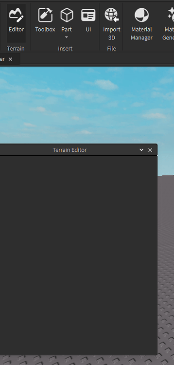 Terrain editor window doesnt show anything - Building Support ...