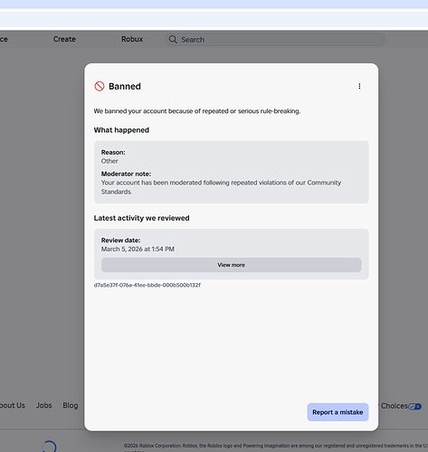 Falsely Terminated For Reason "Other" - Platform Usage Support ...
